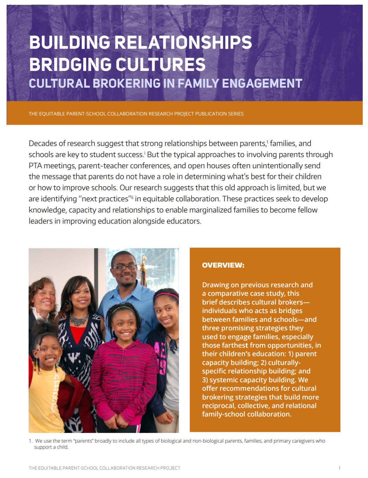 Info Brief: The Power of Cultural Brokers to Build Partnerships with ...