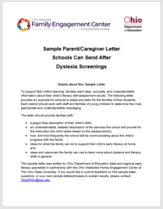 Dyslexia Communication Tools for Schools - Ohio's Statewide Family ...