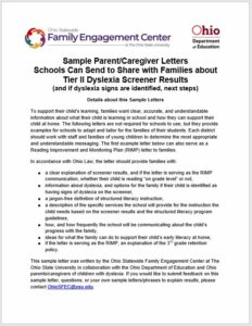 Dyslexia Communication Tools for Schools - Ohio's Statewide Family ...